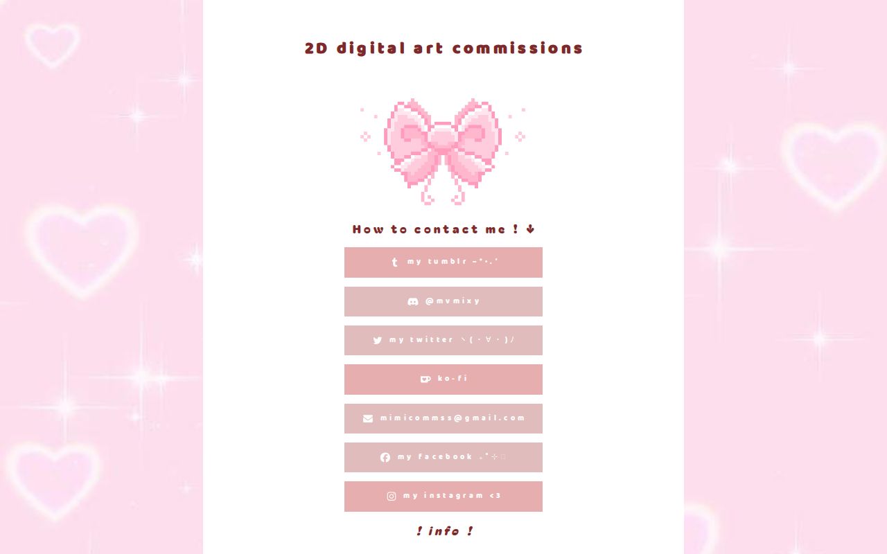 mimi’s 2D digital art commissions